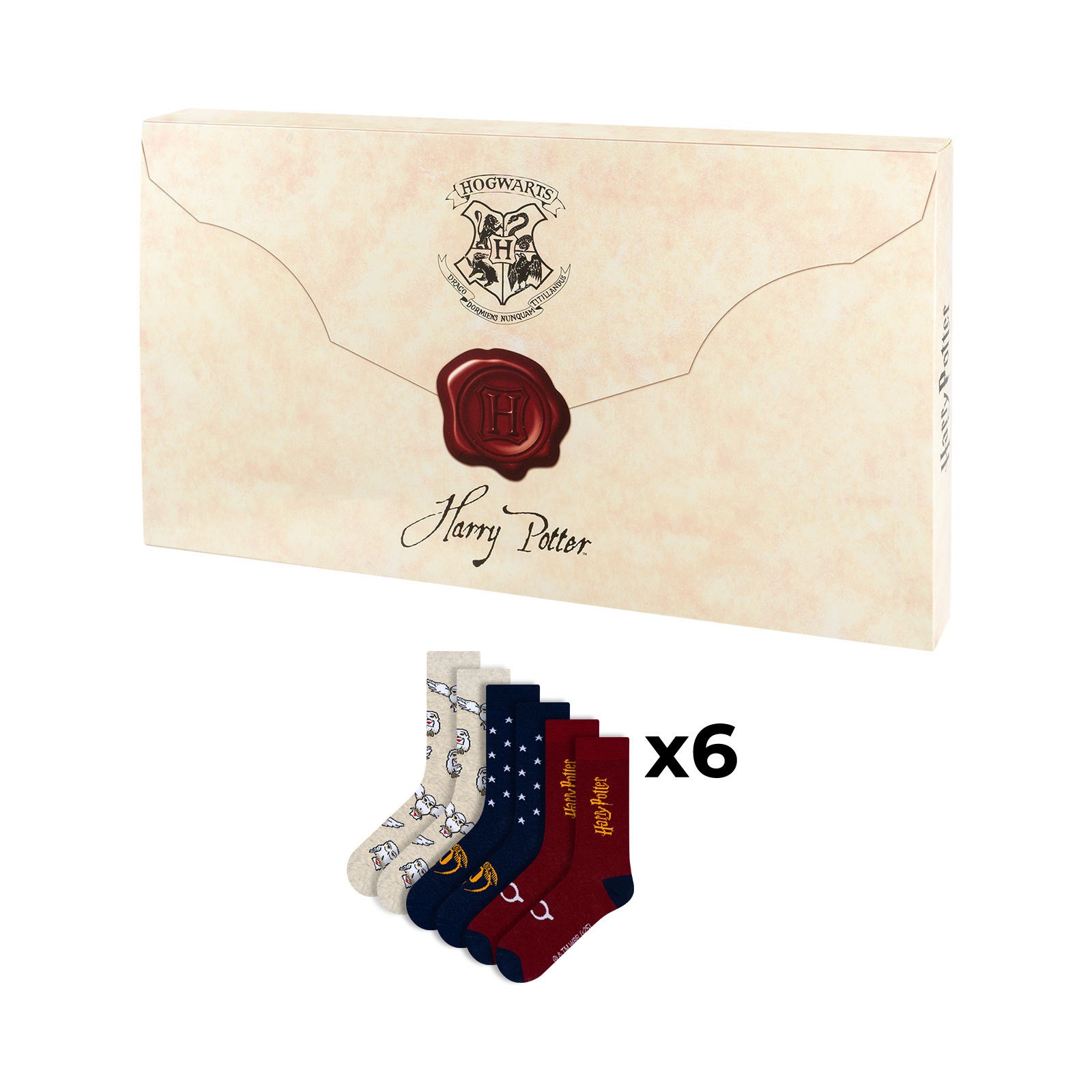 Zestaw Prezentowy ze Skarpetkami Harry Potter 6-pak | sklep online SOXO